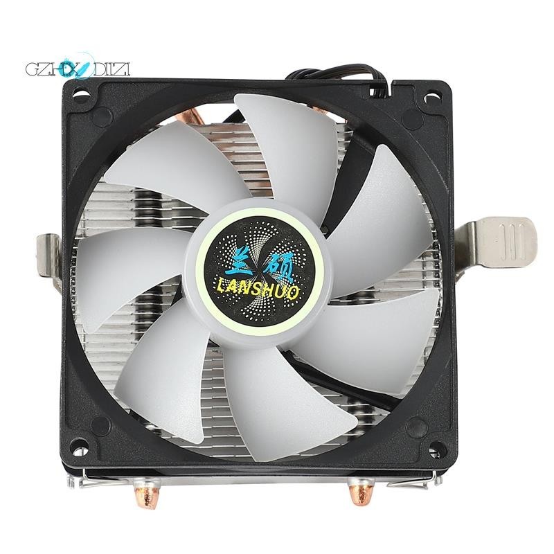 Silent CPU Cooler LGA/2011/115X/775 3 Pin PC Cooling Radiator 2 Copper ...