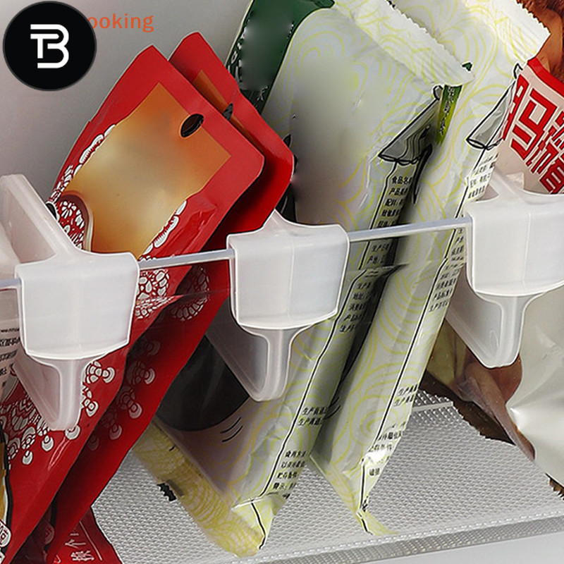 TB 10 Pcs Refrigerator Partition Board Storage Retractable Plastic ...