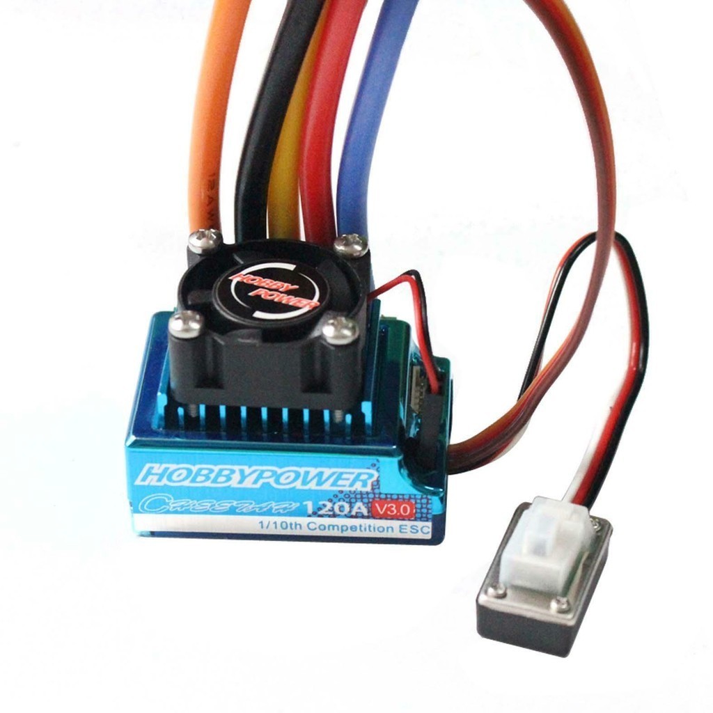 HP 120A V3.0 Brushless Sensored ESC Speed Controller for 1/8 1/10 RC ...