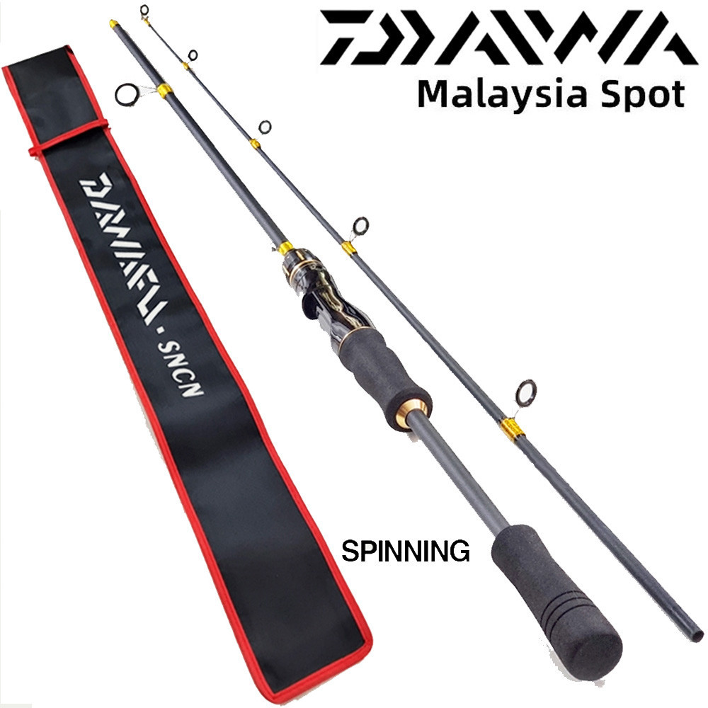 NEW Ultralight DAIWA Baitcasting Rod Medium Joran Pancing Carbon Lure M Power Fishing Rod ...