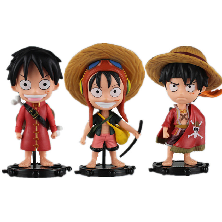 One Piece 74th Generation 3 Styles One Piece Q Version Anime Figure ...