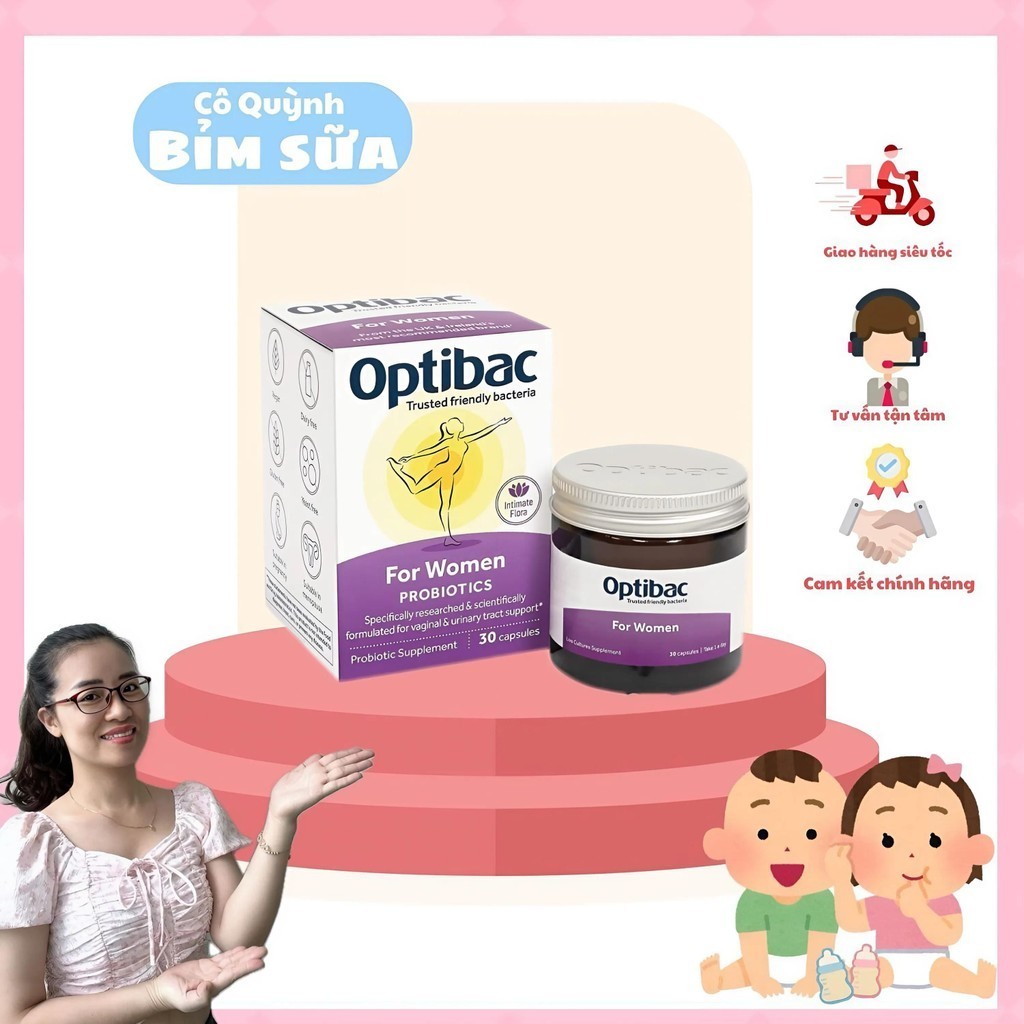 British purple Optibac probiotic - supporting women's health (30 ...