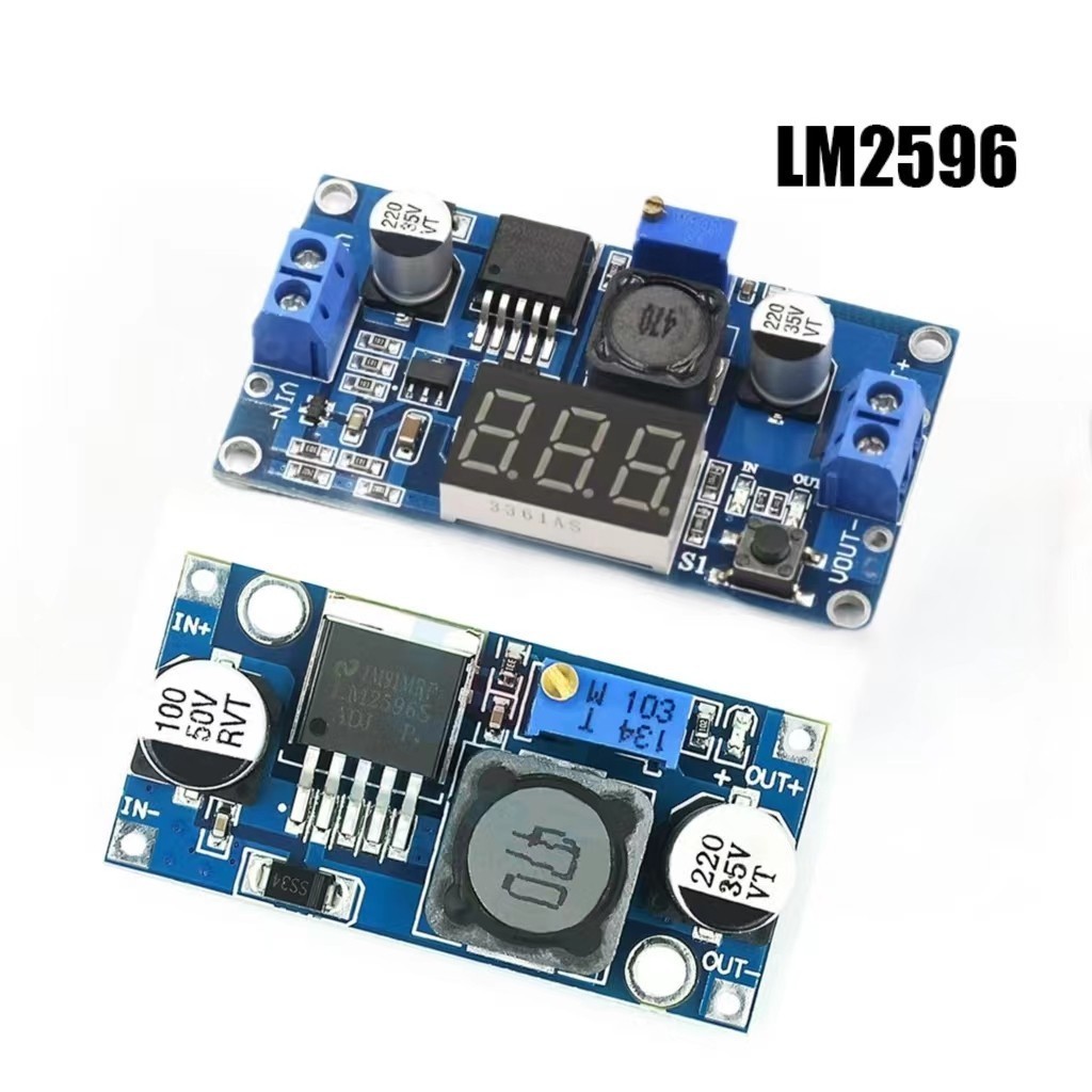 LM2596 3A Display Voltage Regulator Module Buck Converter DC-DC Step ...