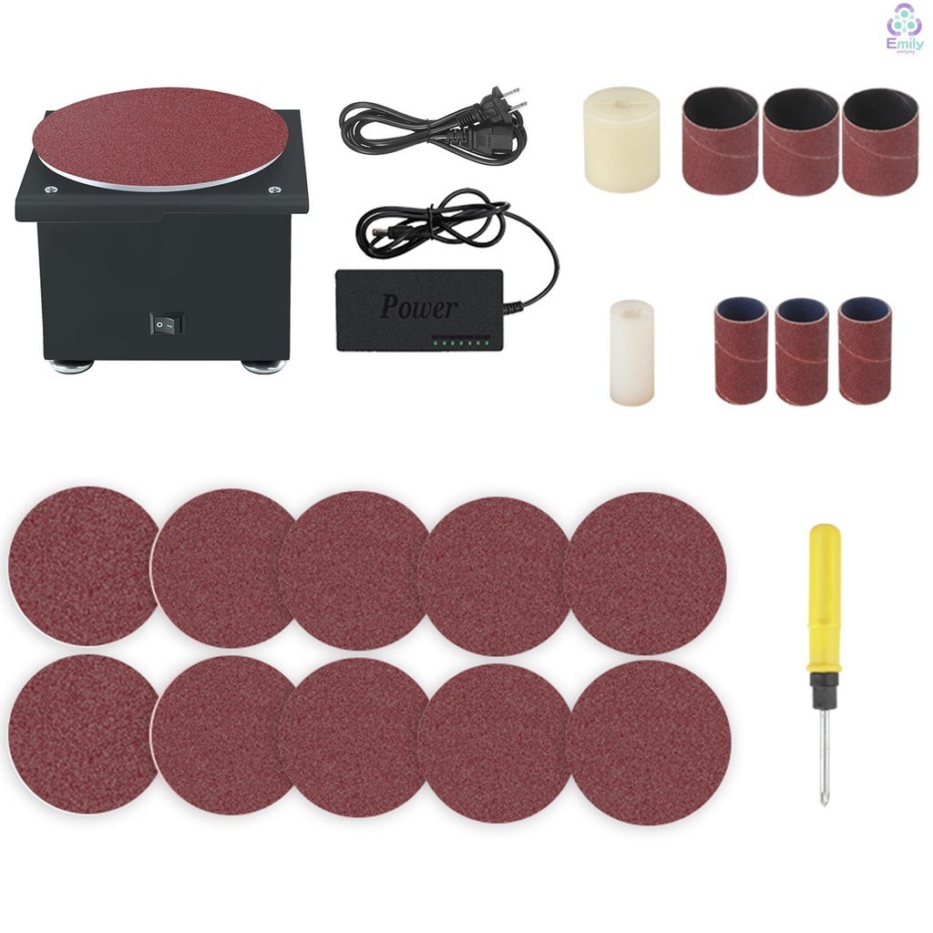Mini Bench Disc Sander Electric Edge Sharpener 7 Variable Speed 10 ...