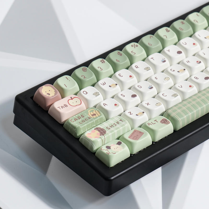 Afternoon Tea in the Forest PBT Dye-Sub MDA FOA XOA Custom Keycap Set ...