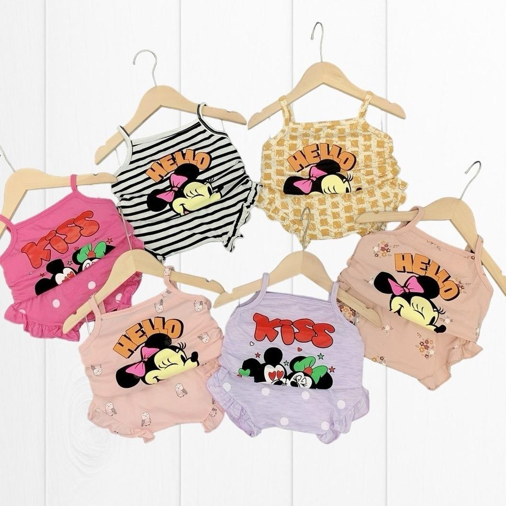 7-18KG BABY GIRL SINGLET SUIT BABY GIRLS CLOTHING SET BAJU KANAK KANAK ...