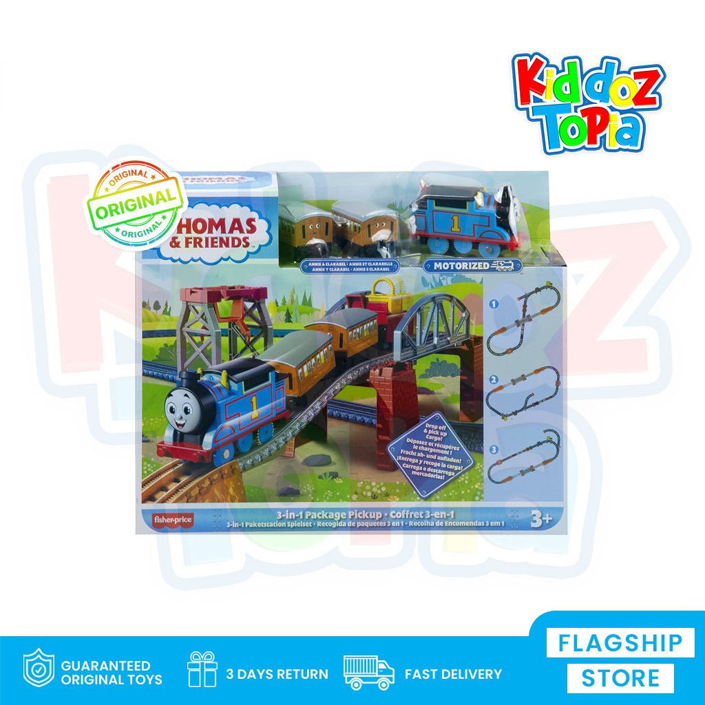 Thomas & Friends Trackmaster 3-in-1 Package Pickup MOTORIZED HGX64 ...