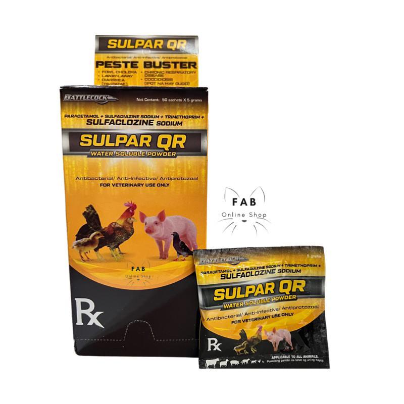 5g sachet Battlecock Sulpar QR Water Soluble Powder | Shopee Malaysia