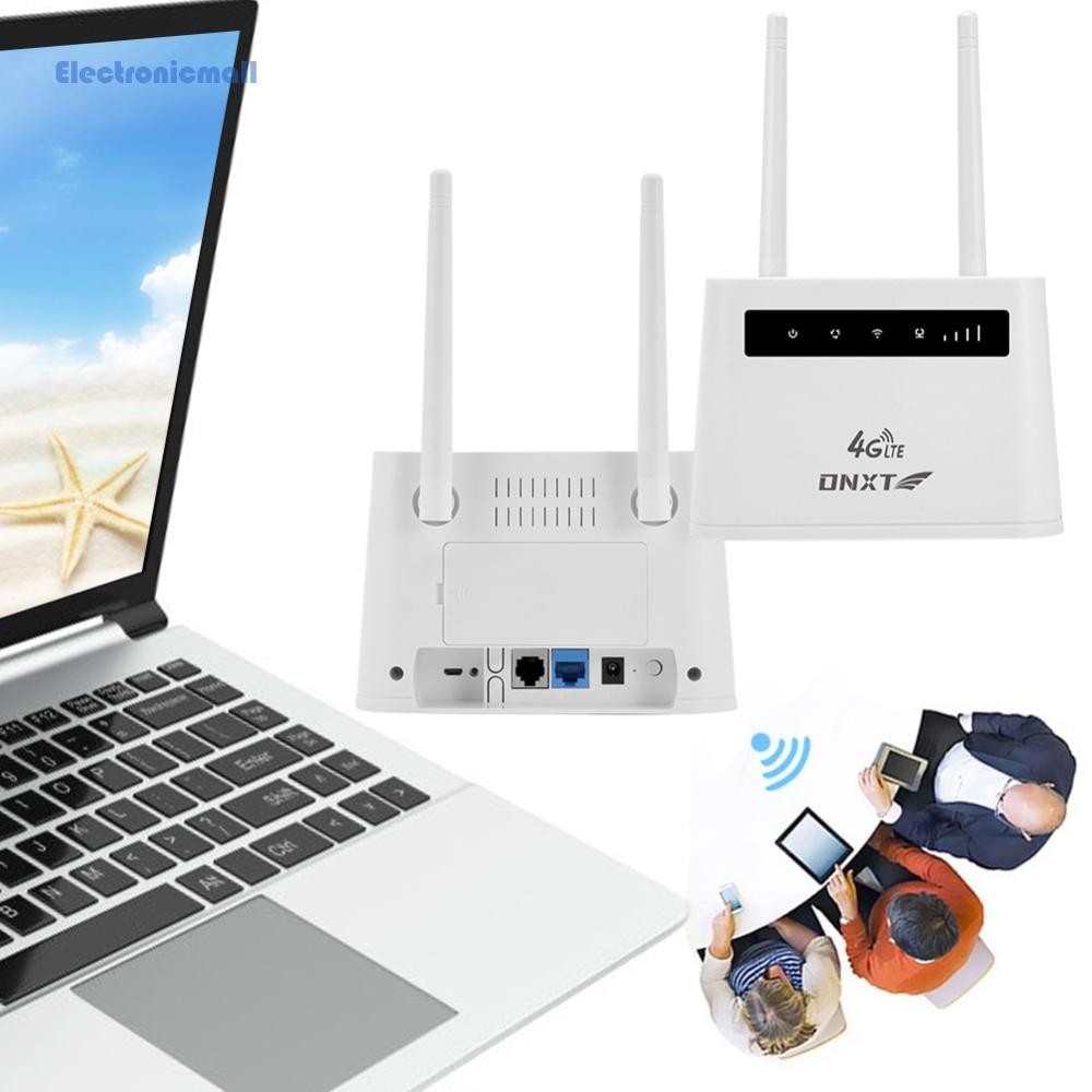 150Mbps 4G LTE Router WIFI Modem Router RJ11 RJ45 Ports with SIM Card ...