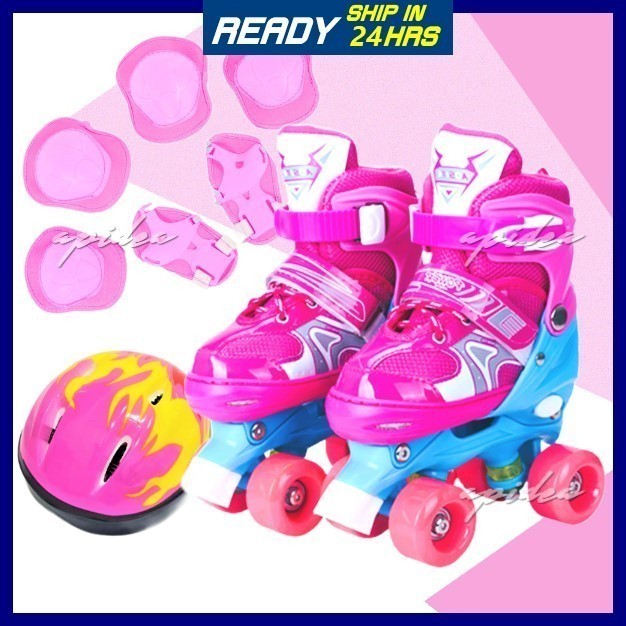 Kasut Roda Budak Perempuan Roller Skate Kids Beginner Sepatu Roda Kanak ...