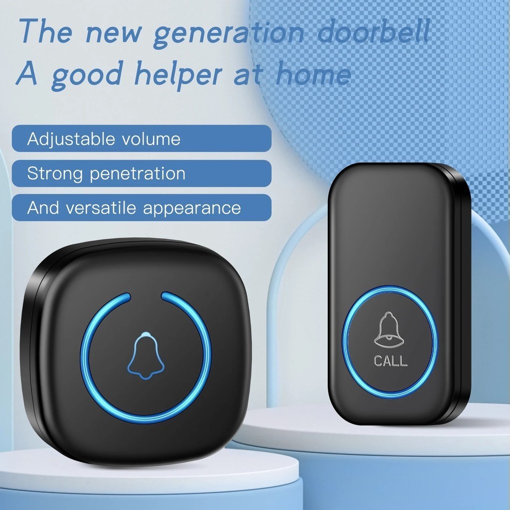 Home wireless waterproof doorbell anti-theft ding dong door bell ...