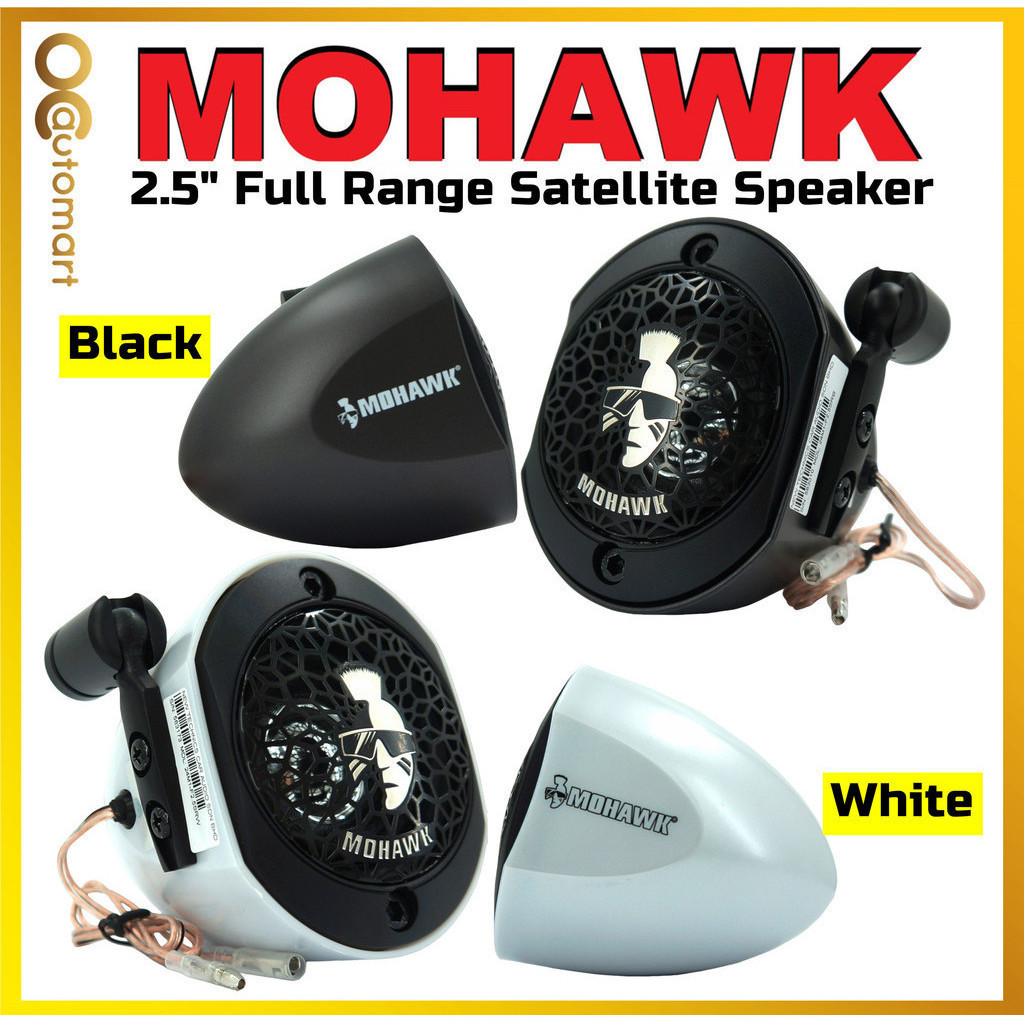 Mohawk 2.5" Inch Satellite Speaker Surround Full Range Car Spk | Shopee ...