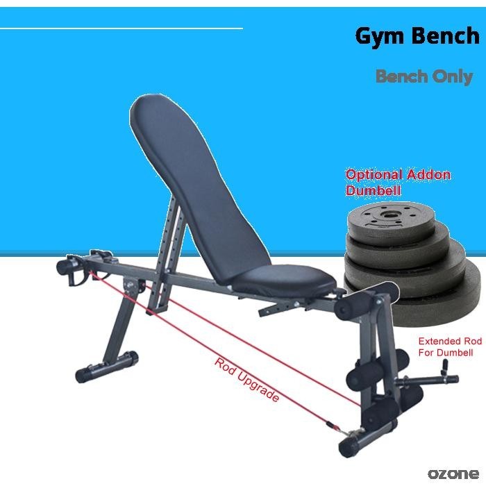 Adjustable Gym ABS Exercise Sit Up Bench Fitness Chair (Only) | Shopee ...