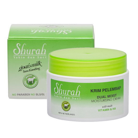 Shurah Krim Pelembap Moisturising Cream 60g ( Susu Kambing ) | Shopee ...