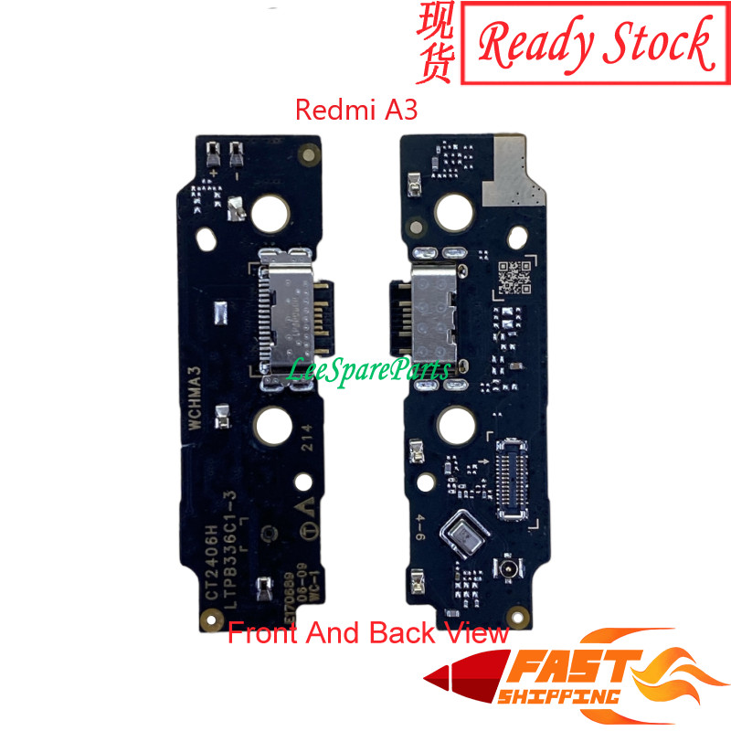 Xiaomi Redmi A3 Charging Board USB Port Pin Mic Handfree Jack For ...