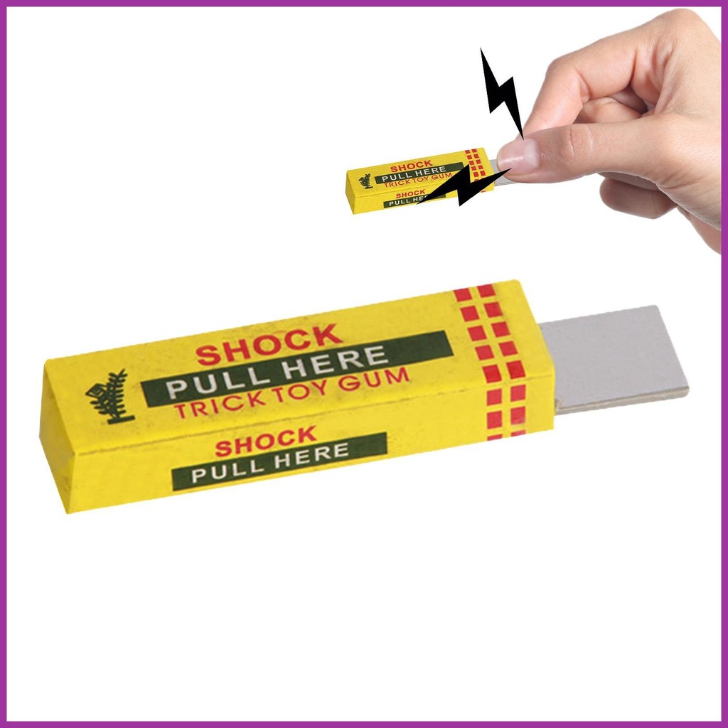 Shock Gum Prank Electric Chewing Gum Joke Prank Parties Funny Prank Toy ...
