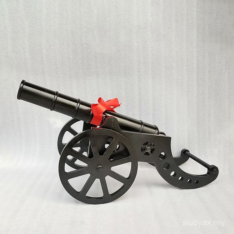 Model meriam besi alat letak barang baju merah Fengshui meriam Meriam ...