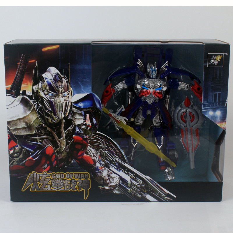 Super Changeable God of War Transformers Model Optimus Prime Wire Rope ...