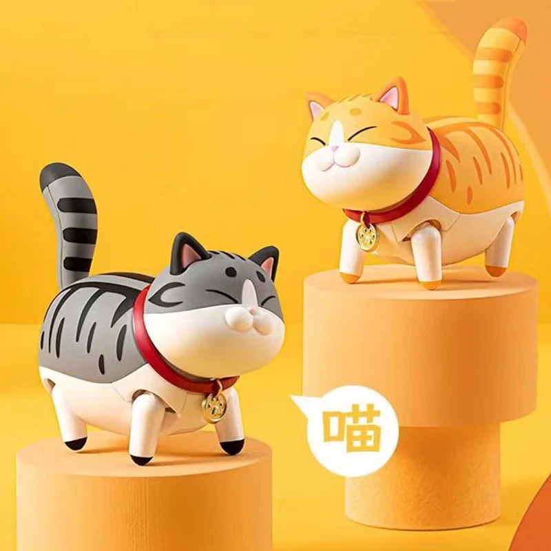Electric Cat Blind Box Walking Animal Mysterious Surprise Box Figure ...