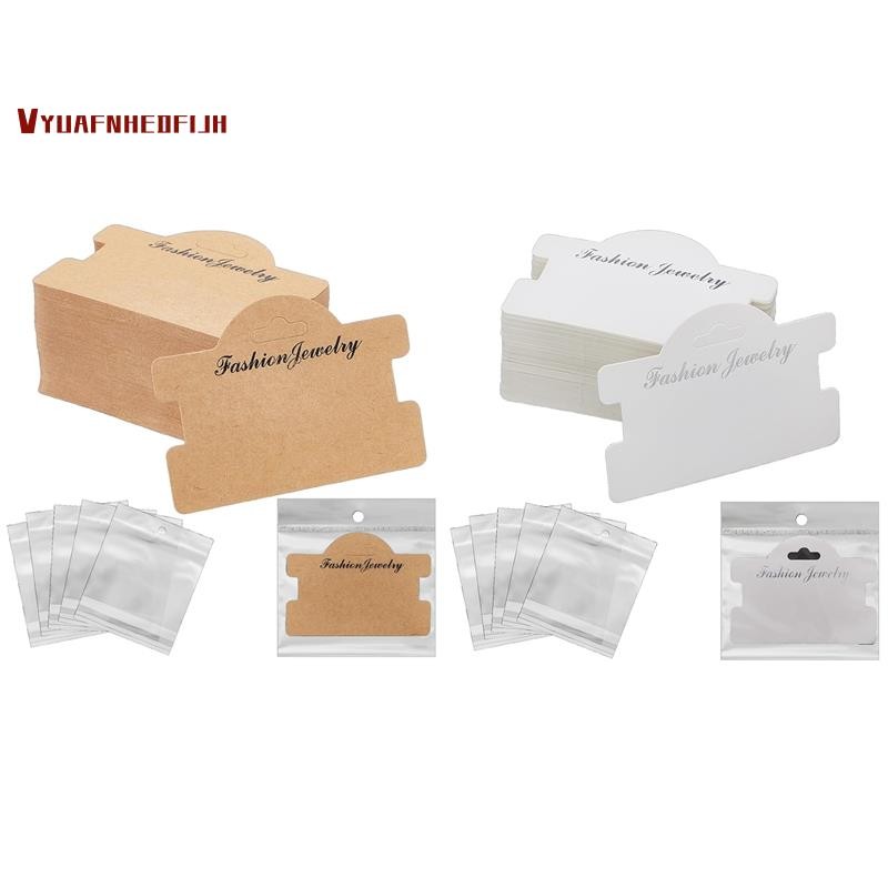 100 Pcs Bracelet Display Cards Jewelry Display Hanging Card Bracelet ...