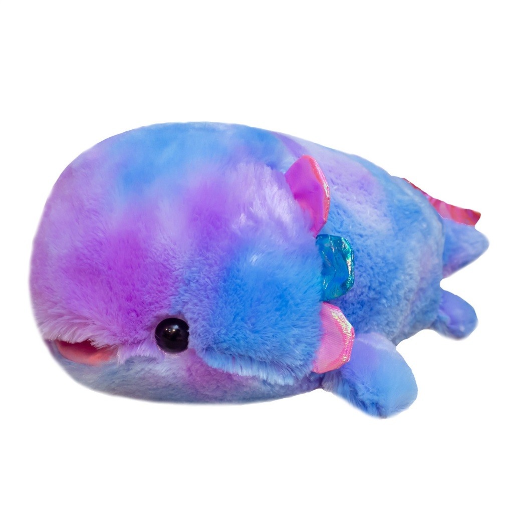 Chromatic Axolotl Plush Toy, 16/22 Inch Axolotl Fish Soft Creepy ...