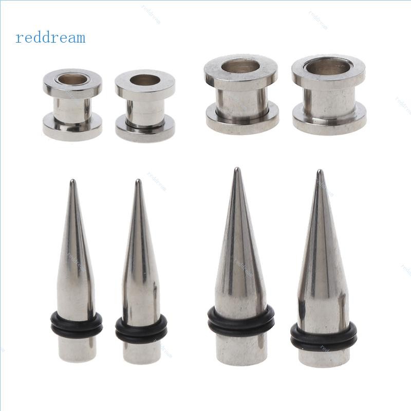 7mm and 9mm 316L Steel Tapers and Tunnels Ear Studs Stretching Kit Body Jewelry | Shopee Malaysia