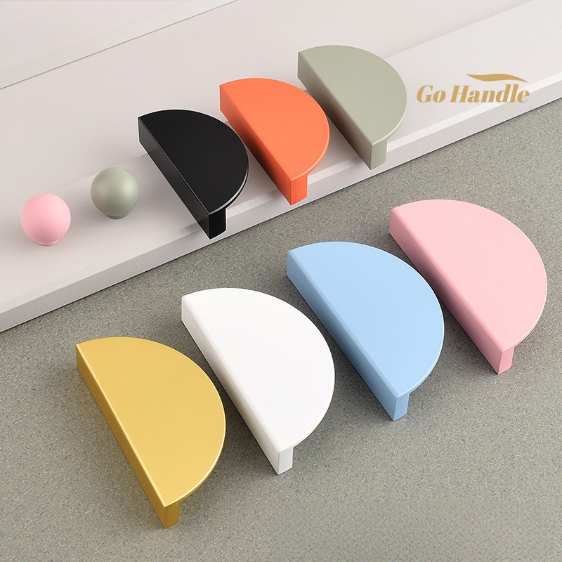 French Cream Style Wardrobe Door Handles, Cabinet Drawer Knob Semi ...