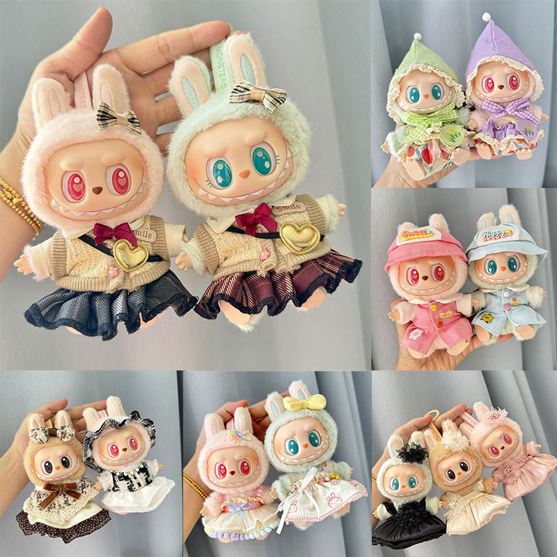 Labubu V2 V1 Doll Clothes Cos Gift Handmade Mini Dresses For Labubu ...