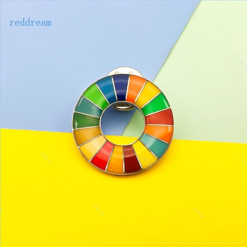REDD Sustainable Development Goals Brooch United Nations SDGs Rainbow ...