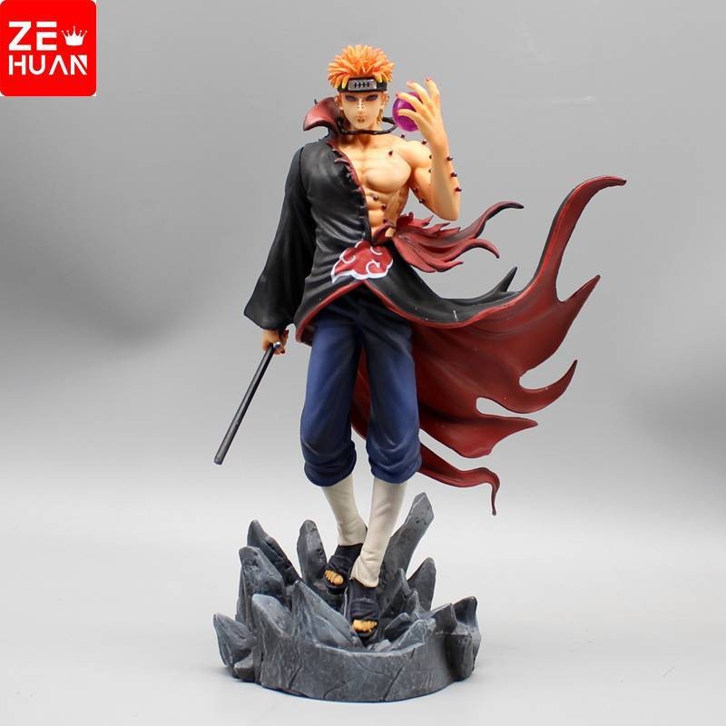 23cm Naruto Akatsuki Pain Gk Anime Figure Payne Heaven Yahiko Action ...