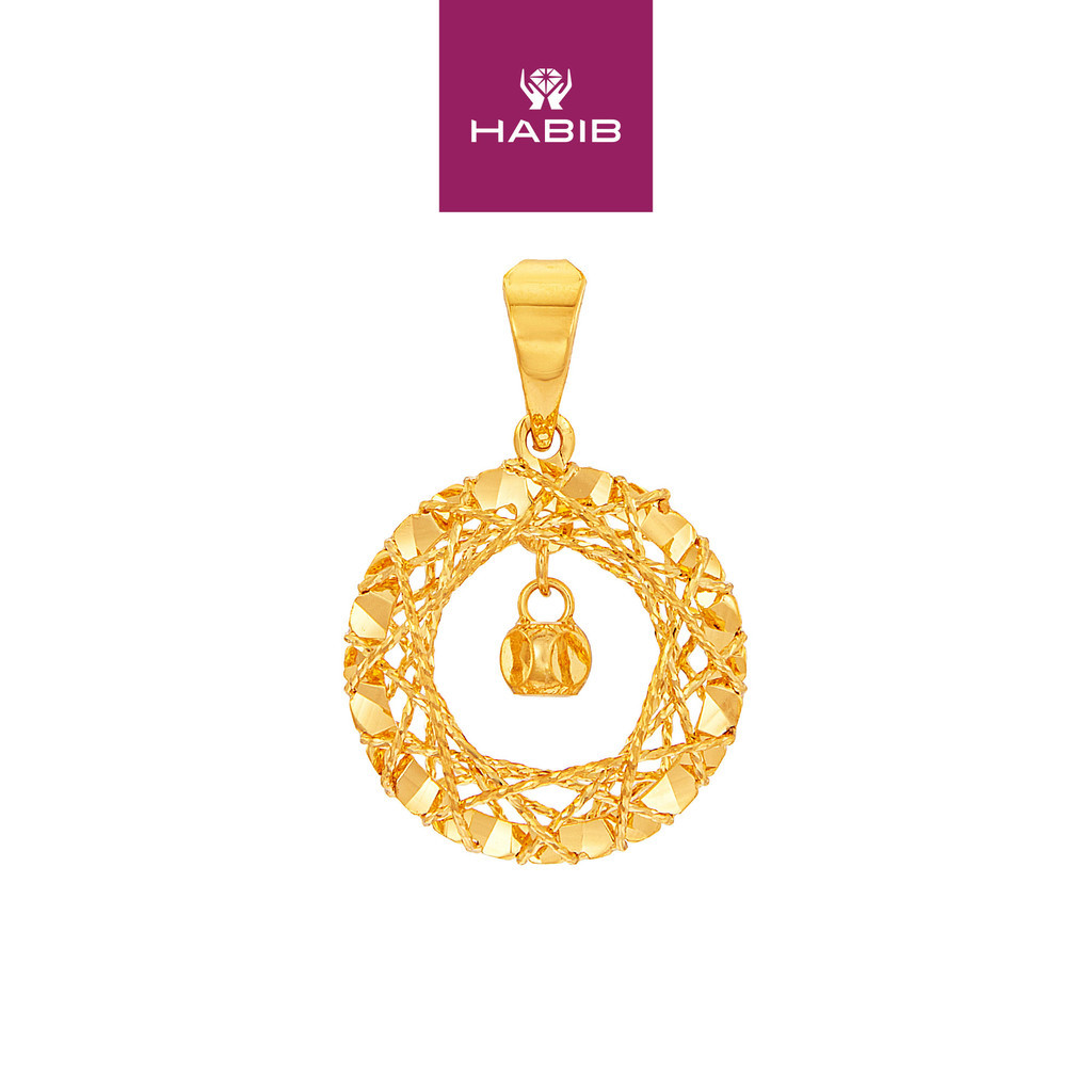 HABIB 916/22K Yellow Gold Pendant 22HXP040724 | Shopee Malaysia