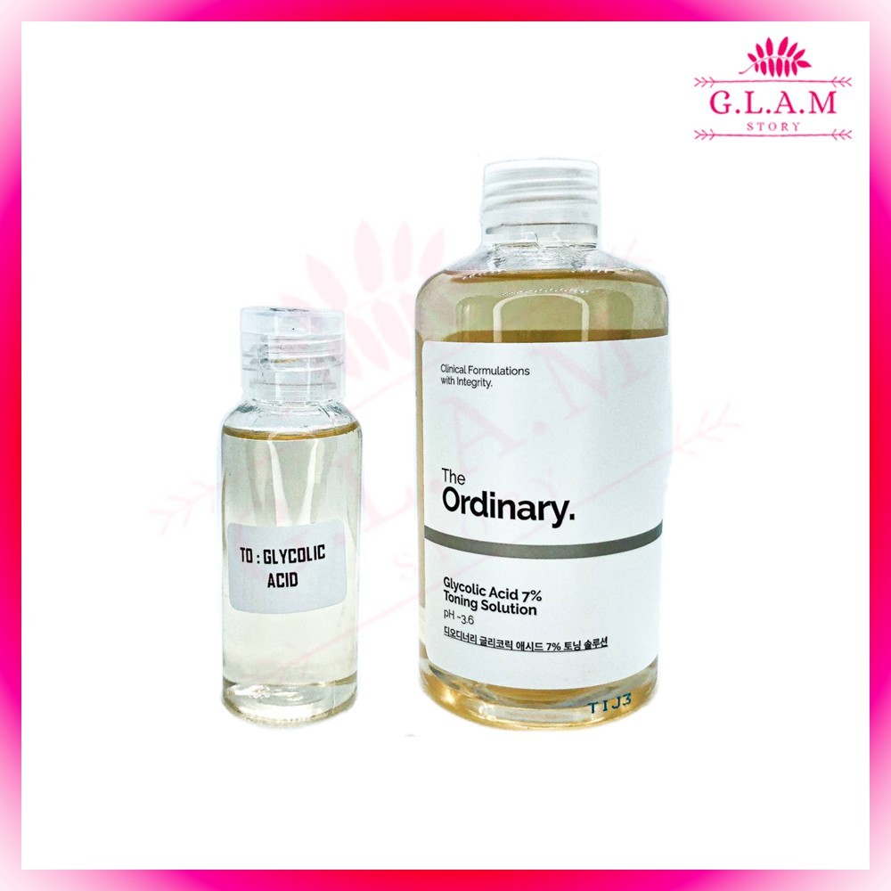TO Glycolic Acid 7% Toning Solution 240ml / Repack Trial 50ml | Shopee ...