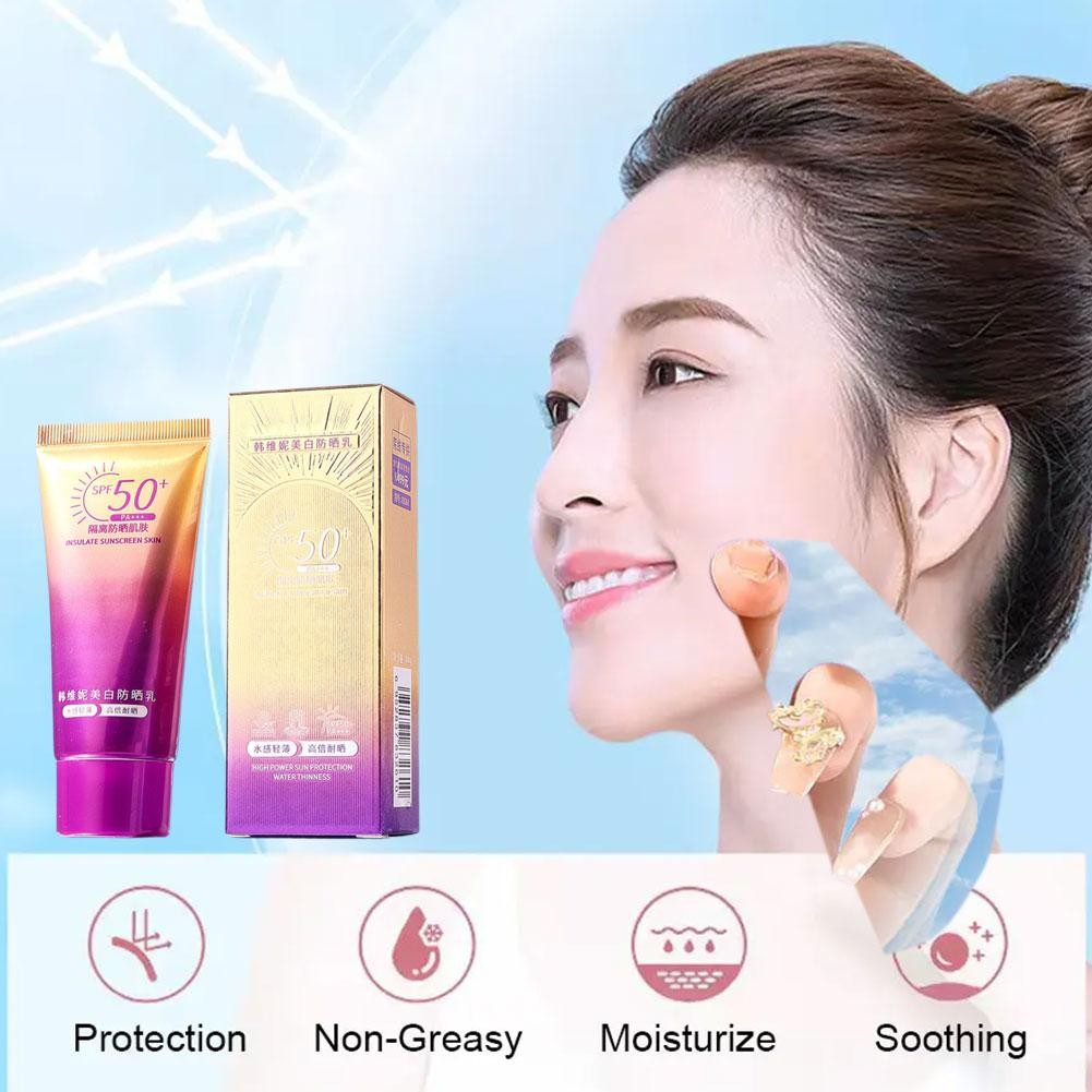 Sunscreen High Power Spf50+ Isolation Refreshing Transparent Cream And ...