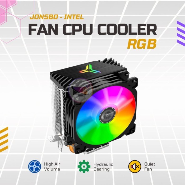 Jonsbo CR-1200 Intel RGB CPU Cooler Fan | Shopee Malaysia