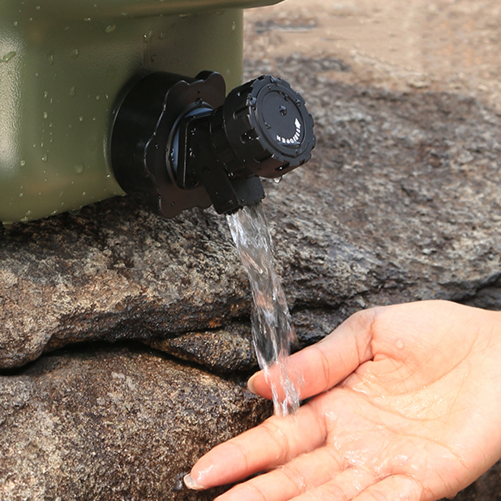 11L Water Tank Outdoor Water Bin with Faucet for Camping Hiking Fishing ...