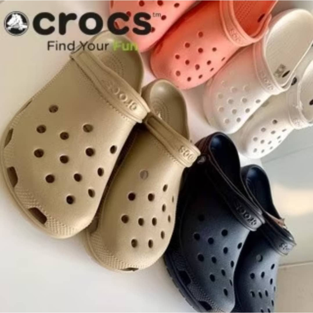 【Malaysia Stock】Crocs Sandals Men and Women Hole Shoes OutdoorCasual ...