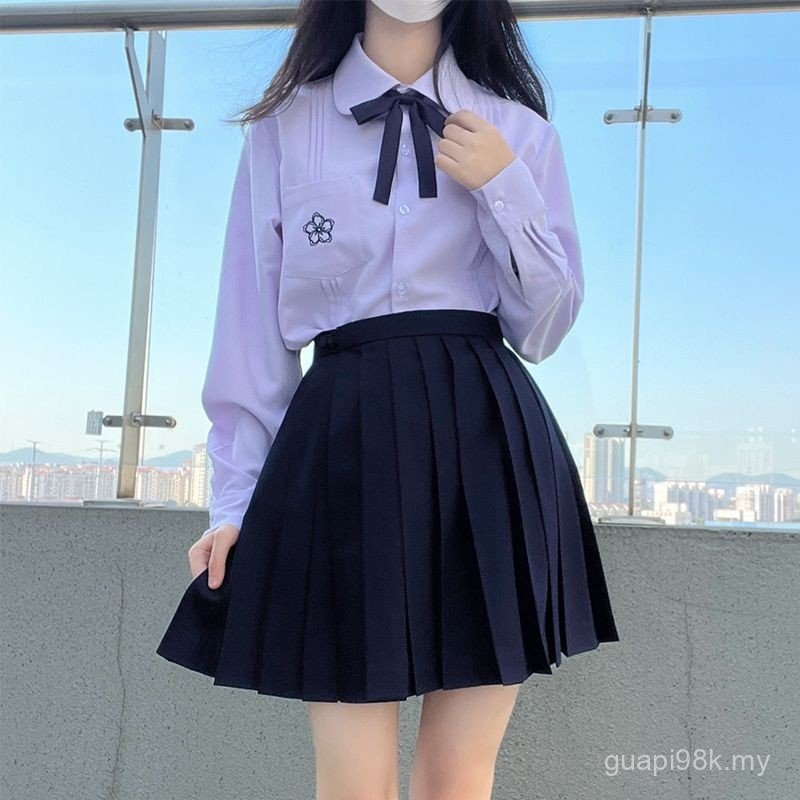 2024New Thai Organ Pleated School Uniform Short Sleeve Summer Junior ...