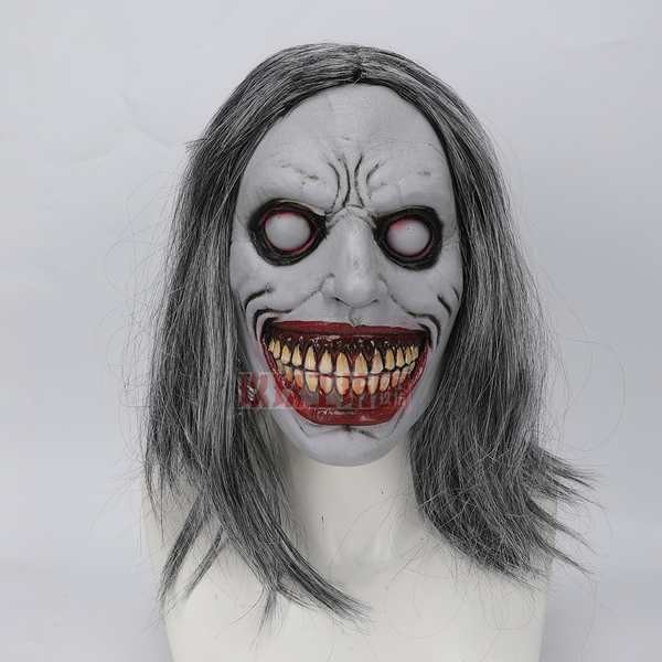 mask halloween heyday mask Senyuman Halloween NPC Mata Muka Putih ...