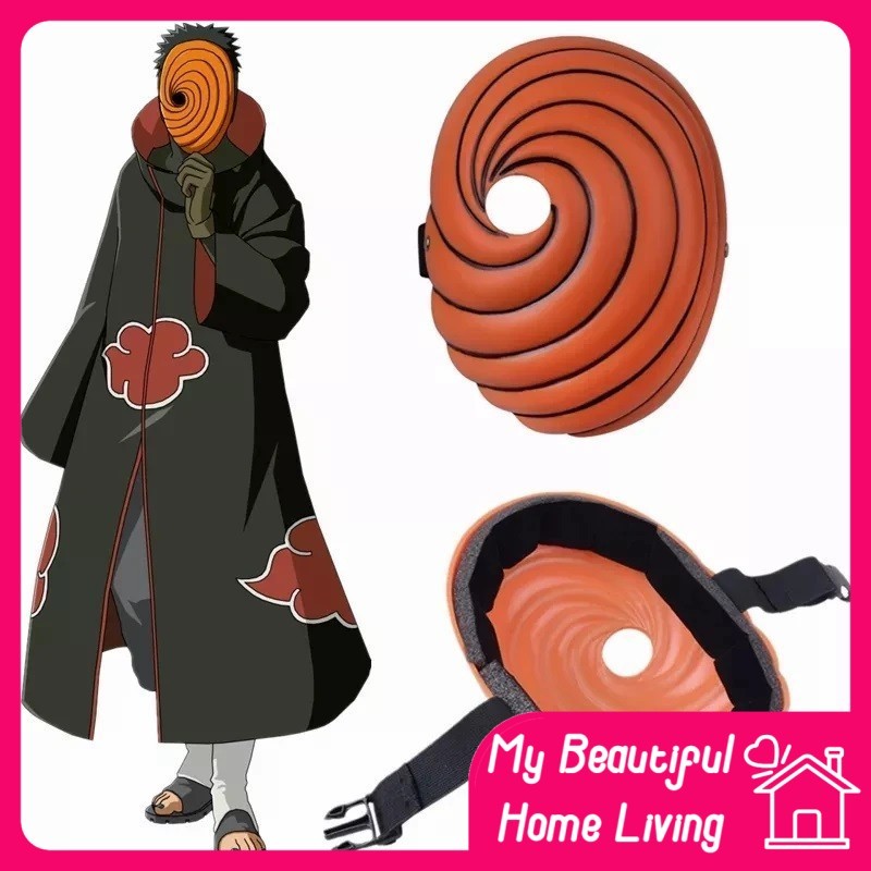 (SOLID HARD MASK) MBHL Cosplay Naruto Uchiha Tobi Obito Mask Spiral ...