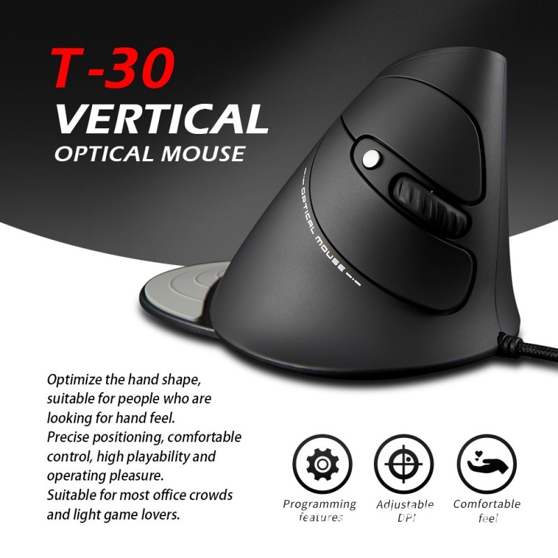 Mouse ZELOTES Master Side Grip Vertical Wired Programming Mouse ...