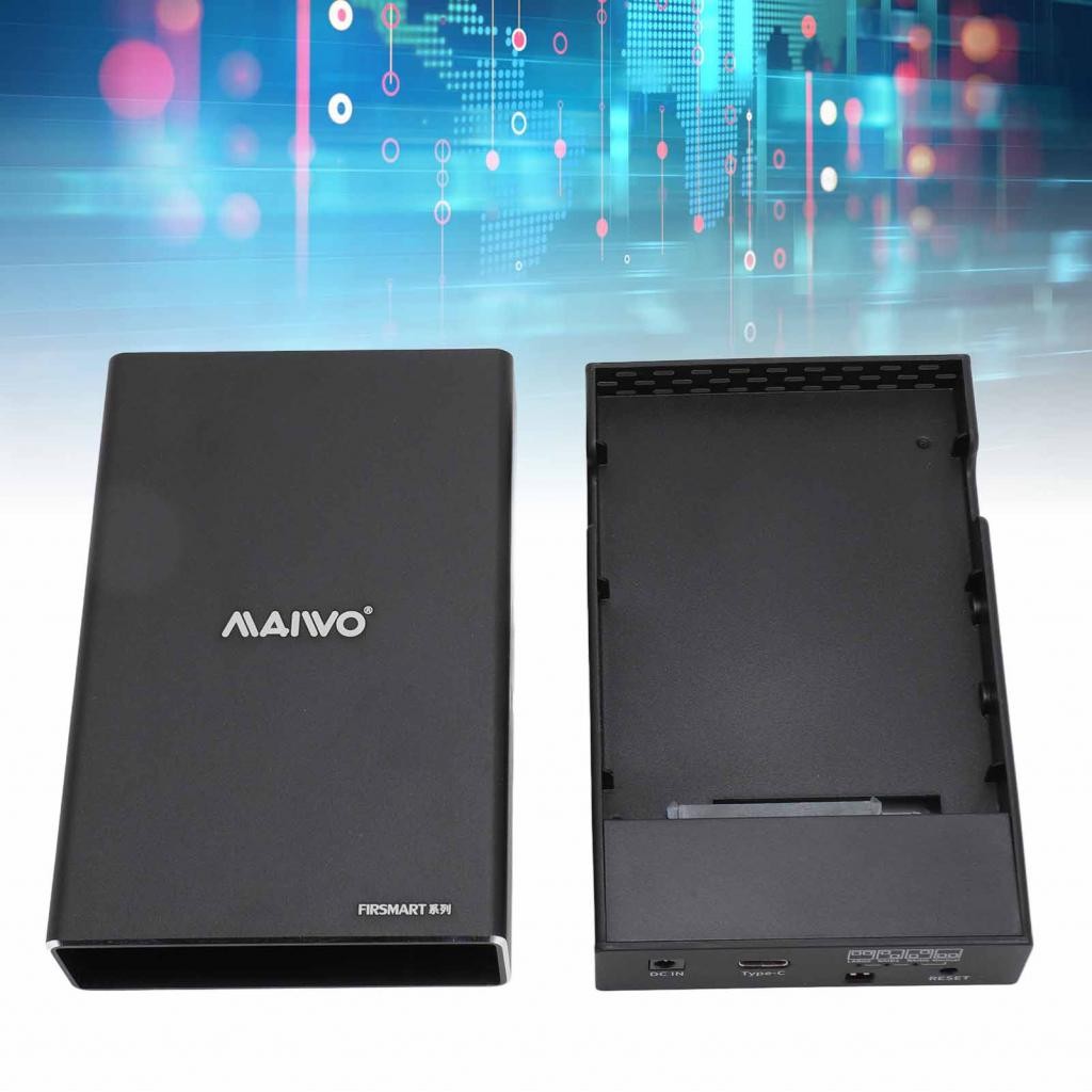 Shopp SATA HDD Enclosure USB C 4 RAID Modes Dual Bay External Hard ...