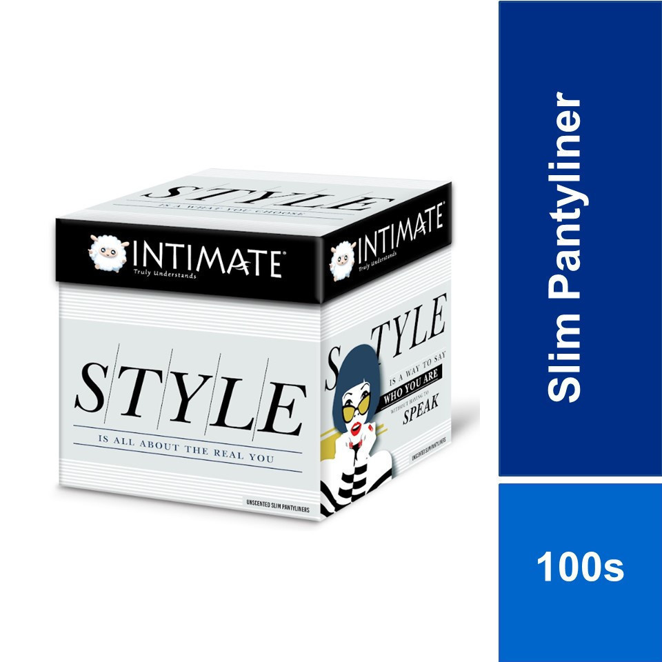 Intimate Slim Pantyliner 100s | Shopee Malaysia