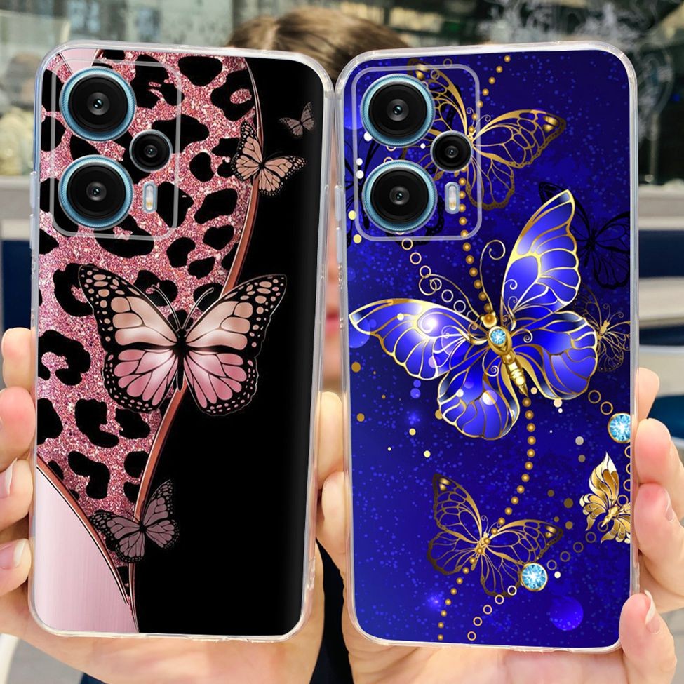 Poco F5 Case Poco F5 Pro Transparent Aesthetic Cute Panda Soft TPU Back ...