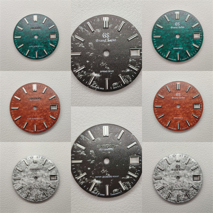 New GS Dial NH35 Mechanical Watch Luminous Modified Large Seiko Diving ...