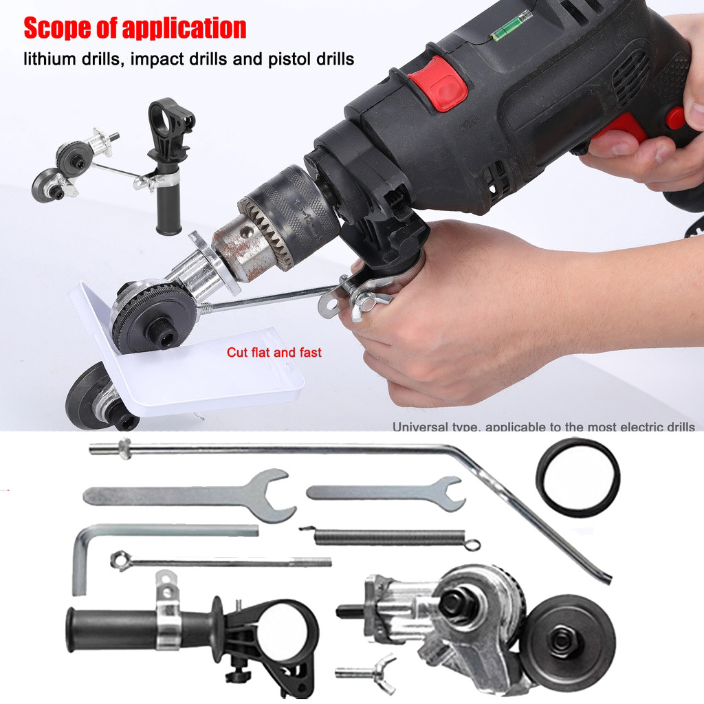 Precise Cutting Portable Sheet Free Cutting Tool Nibbler Electric Drill ...