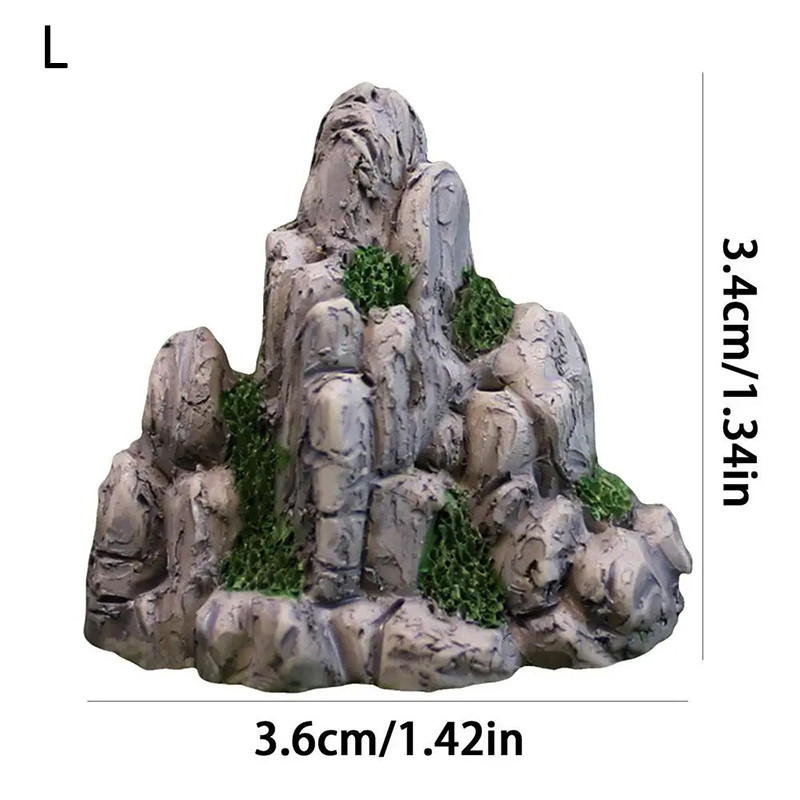 GMARTY Mini Mountain Miniature Fake Stone Artificial Hill Toys ...