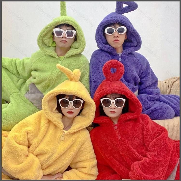 Teletubbies Cosplay Costume Plush Unisex Halloween Party Performance ...