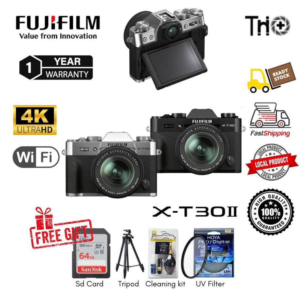 BIG SALE ( CLEARANCE!!!! ) Fujifilm XT30 II X-T30 II with XF18-55mmF2.8 ...