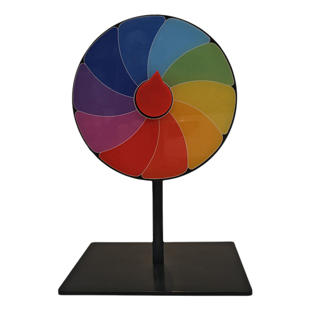 { MY Fashion } 1 Set Color Roulette Wheel Tabletop Prize Wheel Dry ...