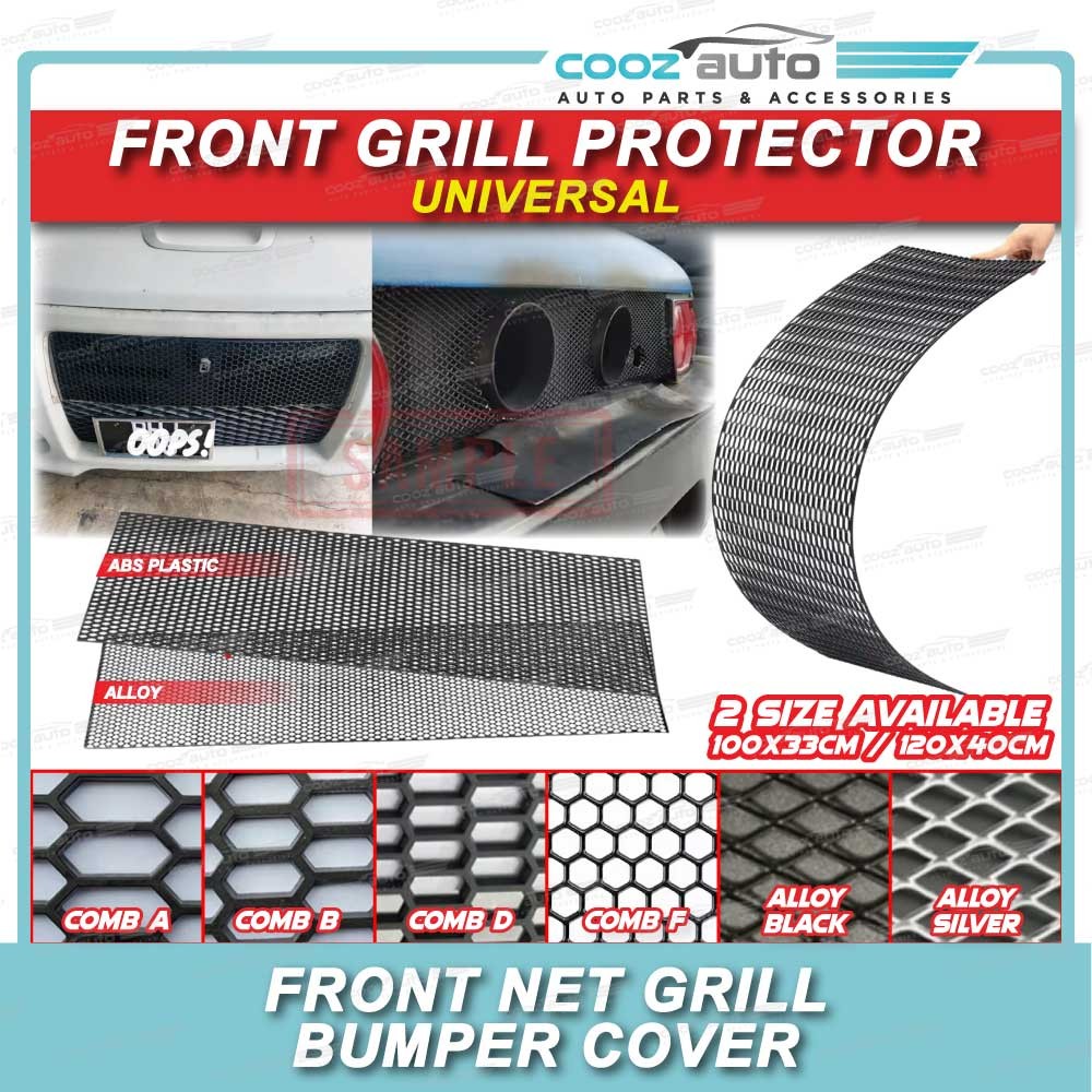 Car Front Grill ABS Net Honeycomb Universal Myvi Bezza Persona Saga ...